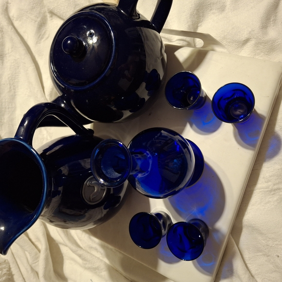 Kitchen | Elegant Blue Tea Set | Poshmark
